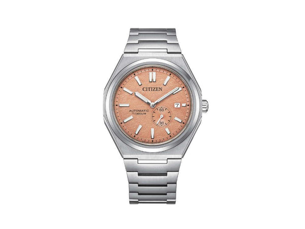 Reloj Automático Citizen Super Titanium, 8213, 40.5 mm, Salmón, NJ0180 ...